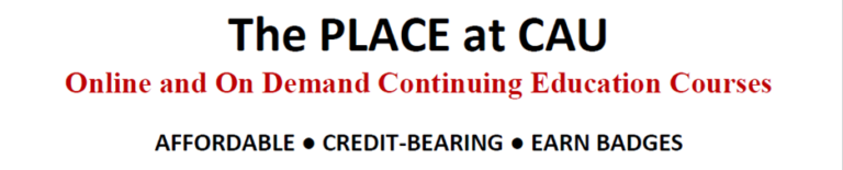 Online Learning and Continuing Education - Clark Atlanta University